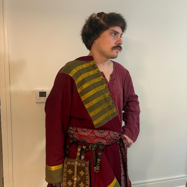 Wool Kolpak Hat, High Cap With a Slit Fur, 17th Century Poland, Hungary ...