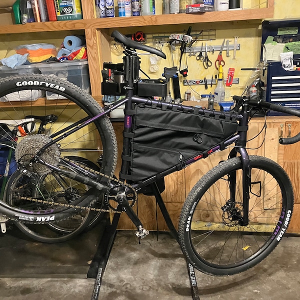 Bicycle Custom Bike Frame Bag. Bike Accessory. Cycling Bags. (personal ...