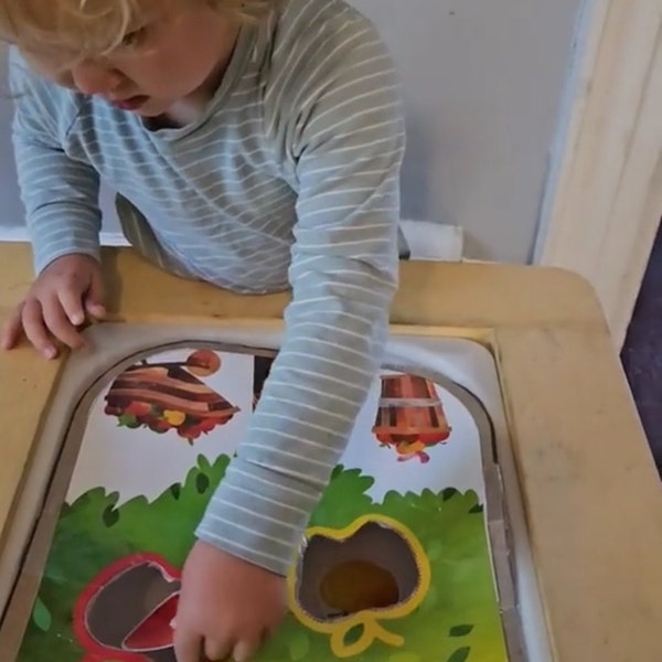 Counting Apples Flisat Insert, Trofast Insert, Flisat Printable ...