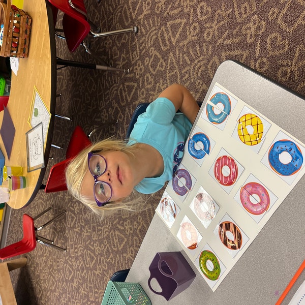 Donut Matching Cards. Printable Match Halves Activity. Toddler ...