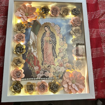 Angel Wings Shadow Box 14x18 / Memorial Shadow Box - Etsy