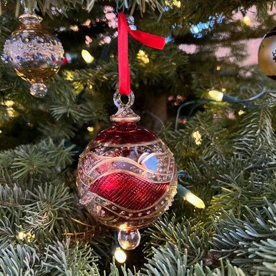 Set of 5 Egyptian Hand Blown Glass Ornaments Decorative by - Etsy