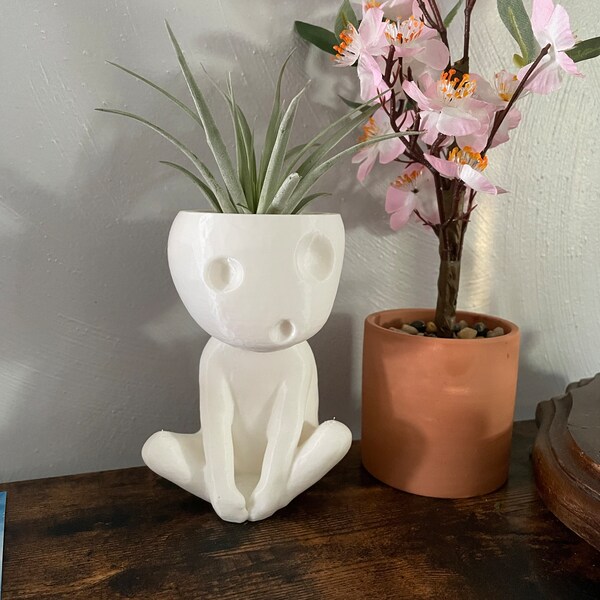 Kodama Japanese Tree Spirit Planter Succulent Air Plant - Etsy