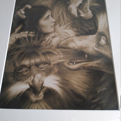 Limited Print of My Pastel Drawing of Sarah and the Fireys From ...