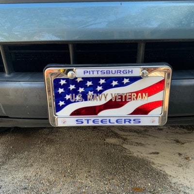 American Flag License Plate Color's Red/white/blue/silver Brand NEW - Etsy