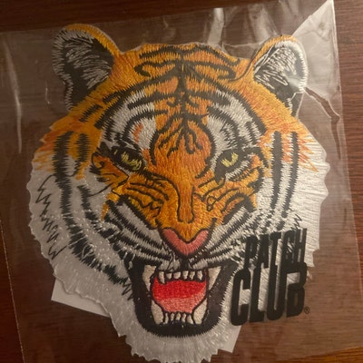Roaring Tiger Head Patch Iron on Colorful, Fully Embroidered, 3.5 ...