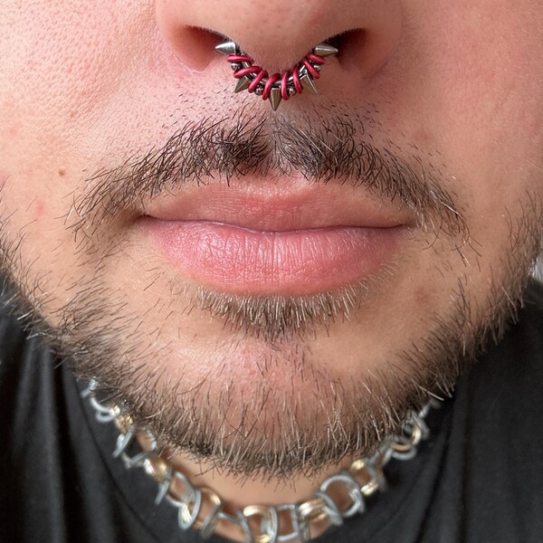 Fake Septum Rings, Fake Septum Piercing, Fake Silver Septum Piercing ...