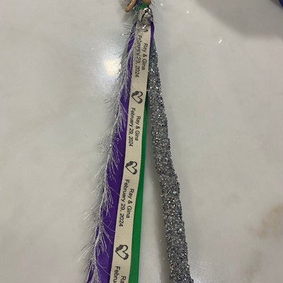 150 Ribbon Wedding Wands Send off Idea Ceremony Exit Ribbon Wedding ...