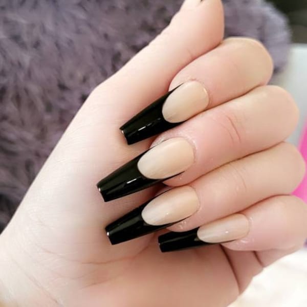 RED Nose-press on Nails-luxury Nails-xmas Nails-rudolph Nails-red Nose ...