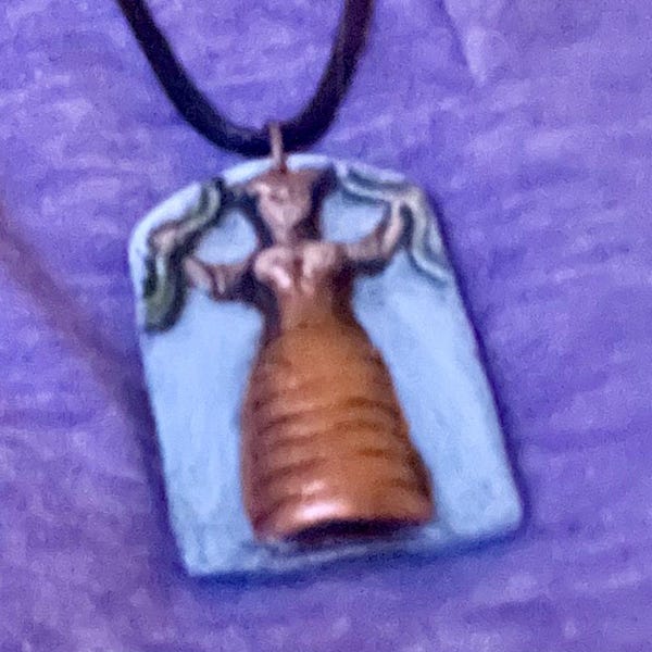 Male and Female Mandrake Root Plaque Set Green, Black or Blue Wash ...