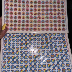 144 Personalised Well Done Star 30mm Reward Stickers for Teachers ...