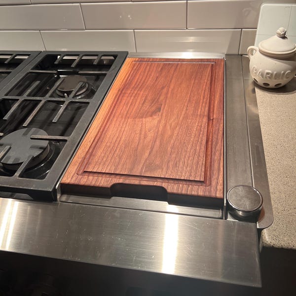 High End Griddle Cover! End Grain White Oak Single Griddle Cover - Etsy