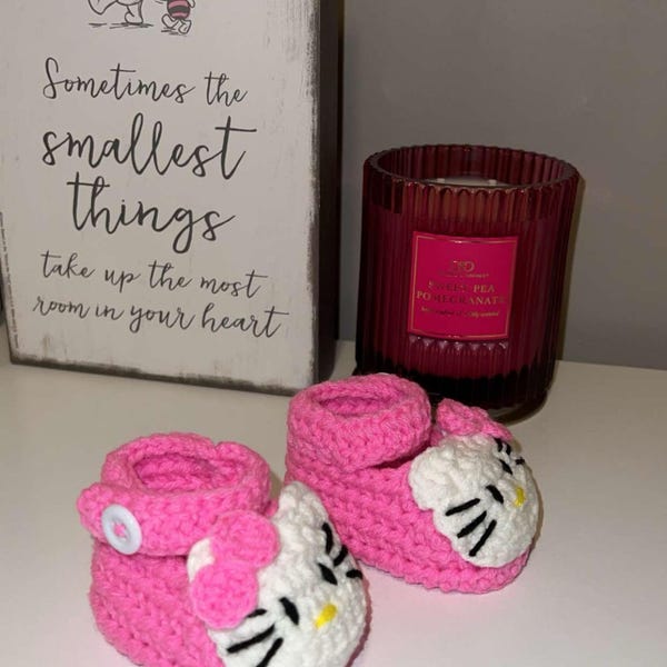 Handmade Crochet Baby Booties Frog. - Etsy Canada