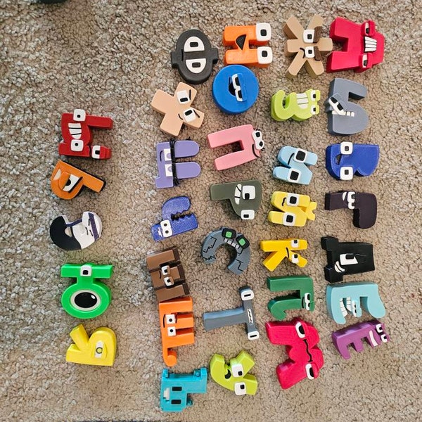 Number Figures Series 0-25 (fan Art of 3d SES Series) - Etsy