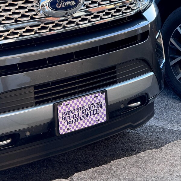 Grandma Personalized License Plate, Name Car Tag, Vehicle Tag, Custom ...