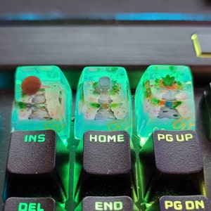 Kawaii Rabbit Carrot Cute Keycap Inspired Resin Artisan | Etsy