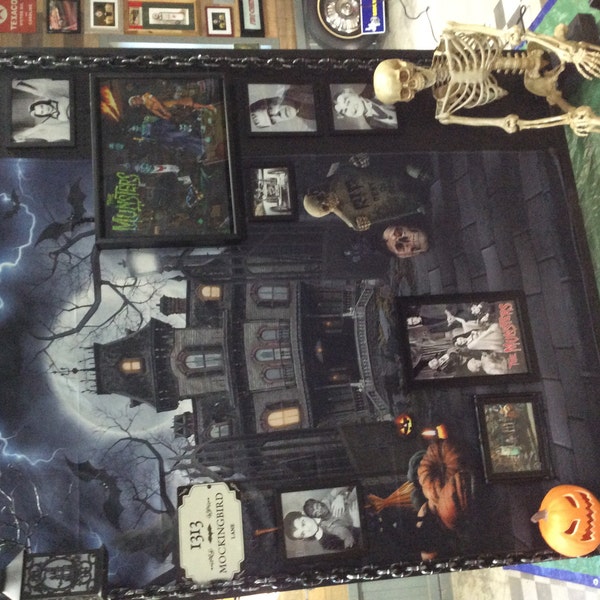 1313 Mockingbird Lane Halloween Sign Metal Print Sign the Munsters With ...