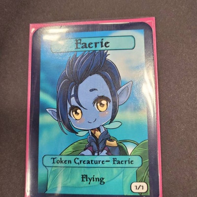 Faerie Chibi-styled Singles Tokens m-21 Mtg Inspired Perfect for Using ...