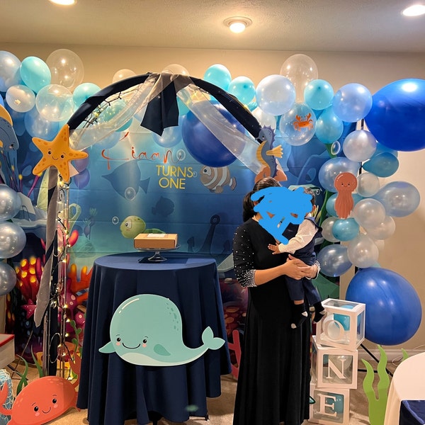 Under the Sea Party Decorations | Underwater Theme Party | Sea Theme ...