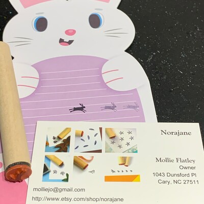 Leaping Bunny Rubber Stamp - Etsy