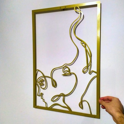 Metal Optical Illusion Decor Metal Wall Art Optical İllusion Wall Art ...