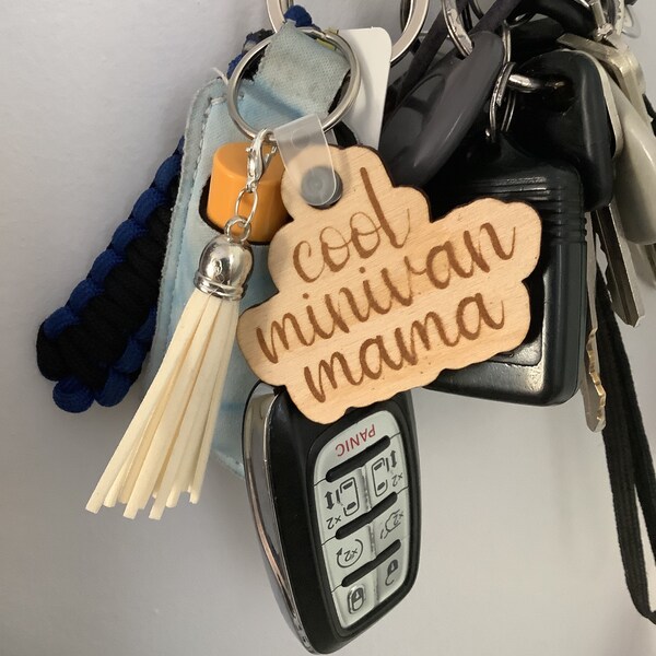 Fun Key Chain, Engraved Wood Key Chain - Etsy