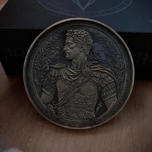 Roman Helmet Warrior Coin | 3D Depth Map PNG | Laser Engraving File for ...