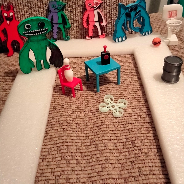 Garten of Banban 6 Figures, Sir Dadadoo, Nanny, Bittergiggle ...