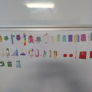 Numberblocks Wall clock | Etsy