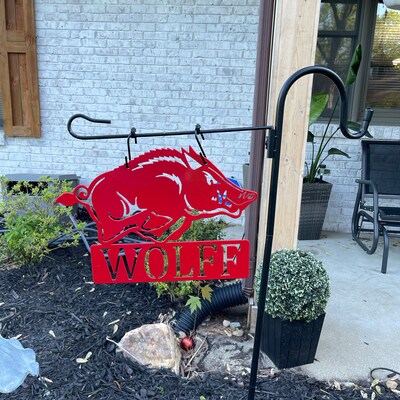 Metal Licensed Metal Razorback Cut Out - Etsy