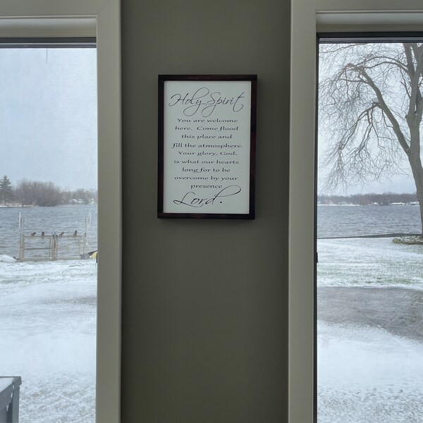 Christian Sign / Bible Verse / Christian Wall Art / Above Door Sign ...