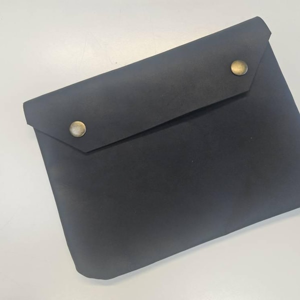 Leather Document Holder, Leather Paper Portfolio, A4 Document Organizer ...