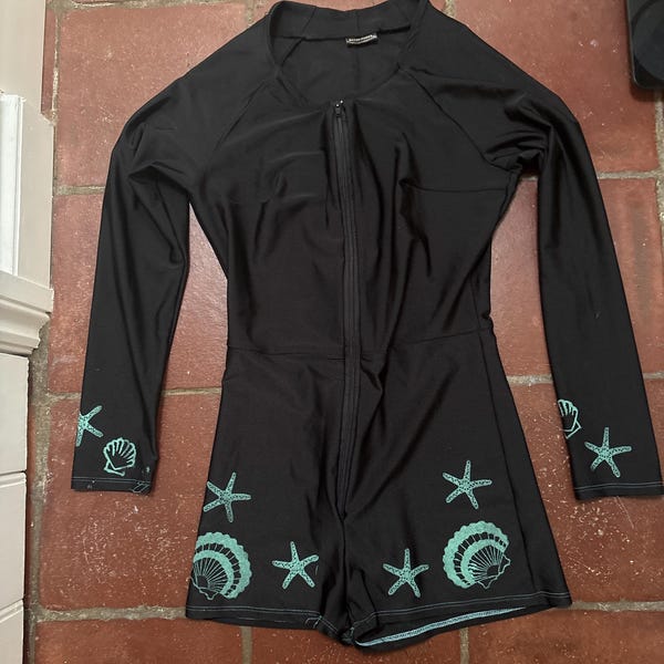 Swimsuit Sewing Pattern | Long Sleeve Surf Suit | One Piece Active ...