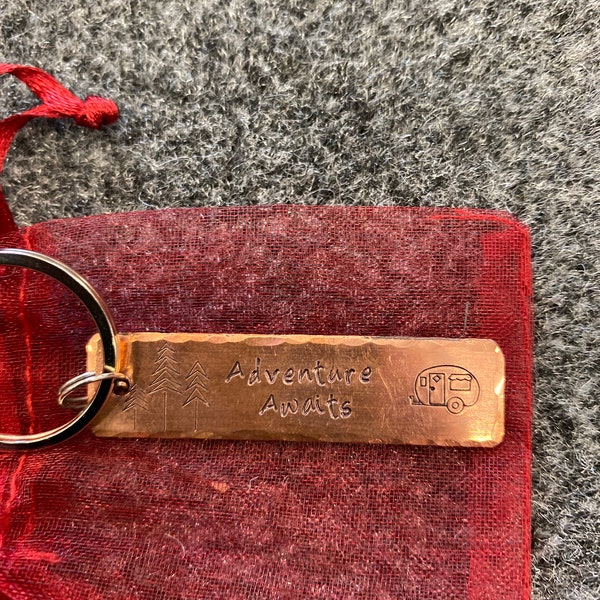 Custom Adventure/outdoor/travel/wanderlust Keychain - Etsy