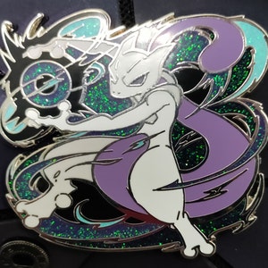Mewtwo Legendary Psychic Pokémon Enamel Pin - Etsy