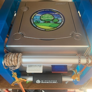 Gamecube Logo Custom Gamecube Jewel Badge Faceplate - Etsy