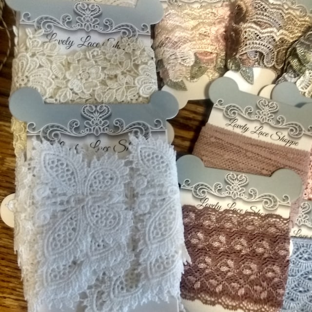 Laces trims and more to help you make by LovelyLaceShoppe on Etsy