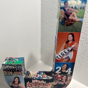 3D Letter Photo Collage, Wedding Centerpiece, Wedding Photo Display ...