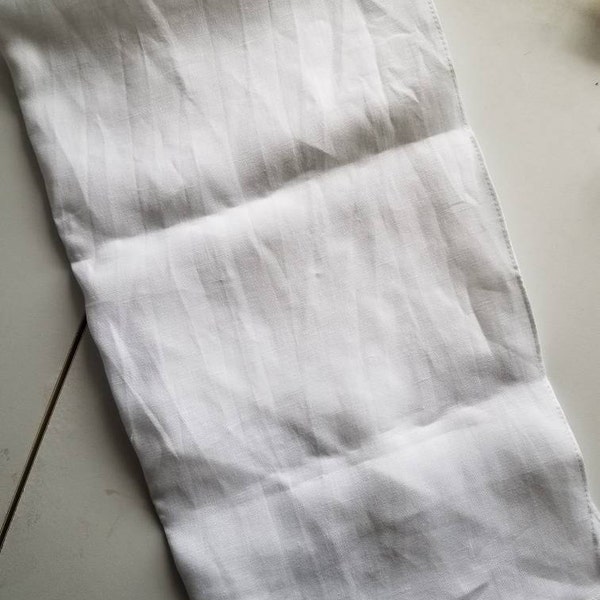 Fine White Linen Large Triangular Kerchief Fichu 18th Century Colonial ...