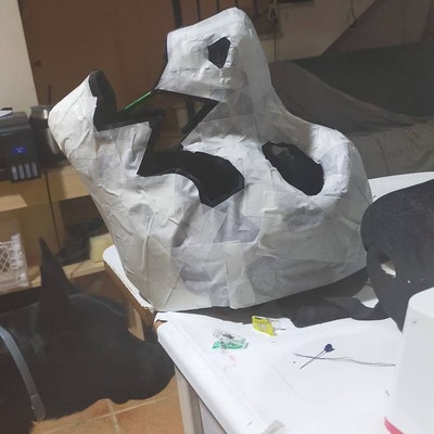 Wickerbeast 3D Printed Head Base Fursuit Furry Moving Jaw - Etsy