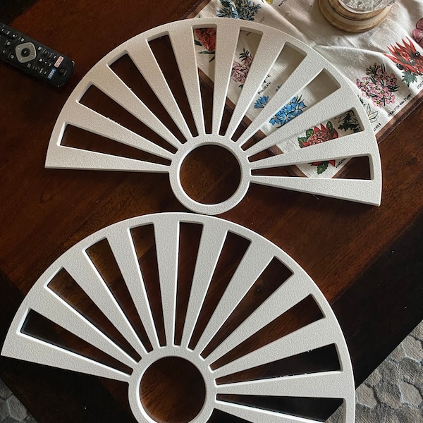 Asian Sun - 3.25" Russian Grip Custom Flow Fans , Practice Fans, Day ...