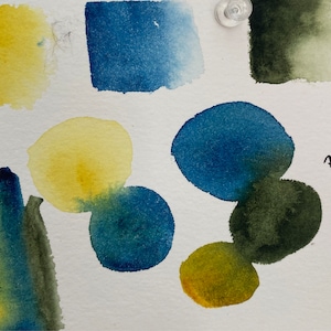 Handmade Watercolor Italian Yellow Earth for Painting - Etsy