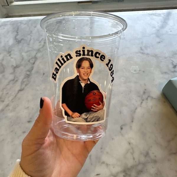 40th Birthday Custom Plastic Cups, Personalized Party Cups ...