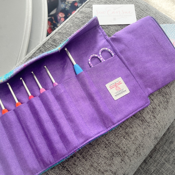 Harris Tweed Key Ring, Colourful Wool Key Fob, Heart Keychain, Rainbow ...