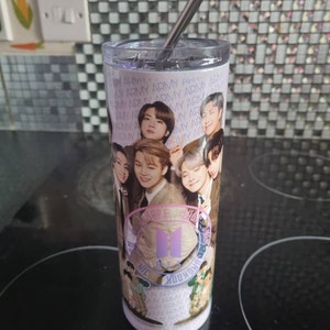 Customized BTS Water Bottle BTS Tumbler BTS Jin Water - Etsy