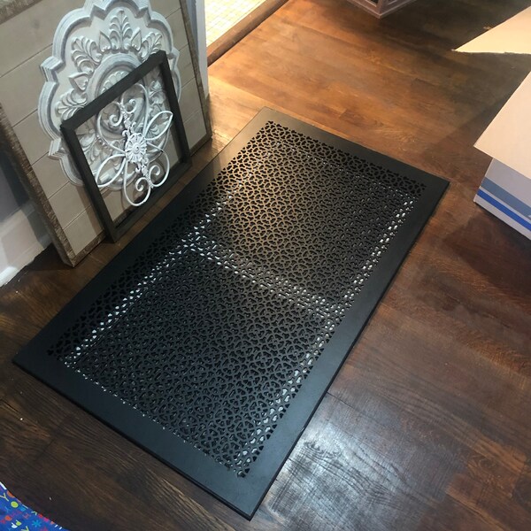 Custom Small Size Handmade Heavy Cast Aluminum Air Return Grate Cover ...