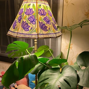 Large Floor Lamp Shade in Multi Colour Floral Pattern | Etsy