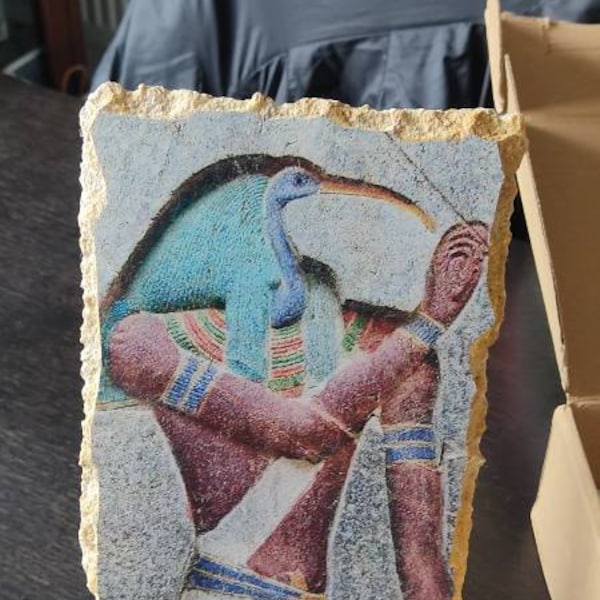 Eagle Headed Deity, Nisroch, Assyrian Art and Mythology, Fresco (VISUAL ...