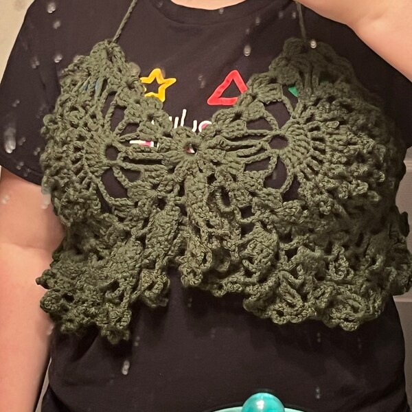 Rosetta Fairy Top Crochet Pattern - Etsy