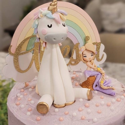 Statuette Rapunzel Polymer Clay Fimo - Etsy